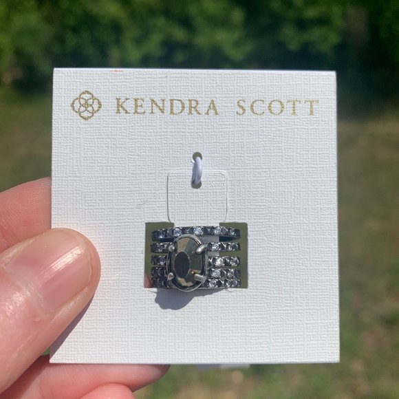 Kendra Scott | Jewelry | Kendra Scott Reya Stackable Ring Set Sz 5 ...